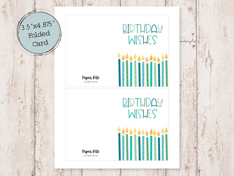 Printable Birthday Card Digital Birthday Card Digital Birthday Greeting ...