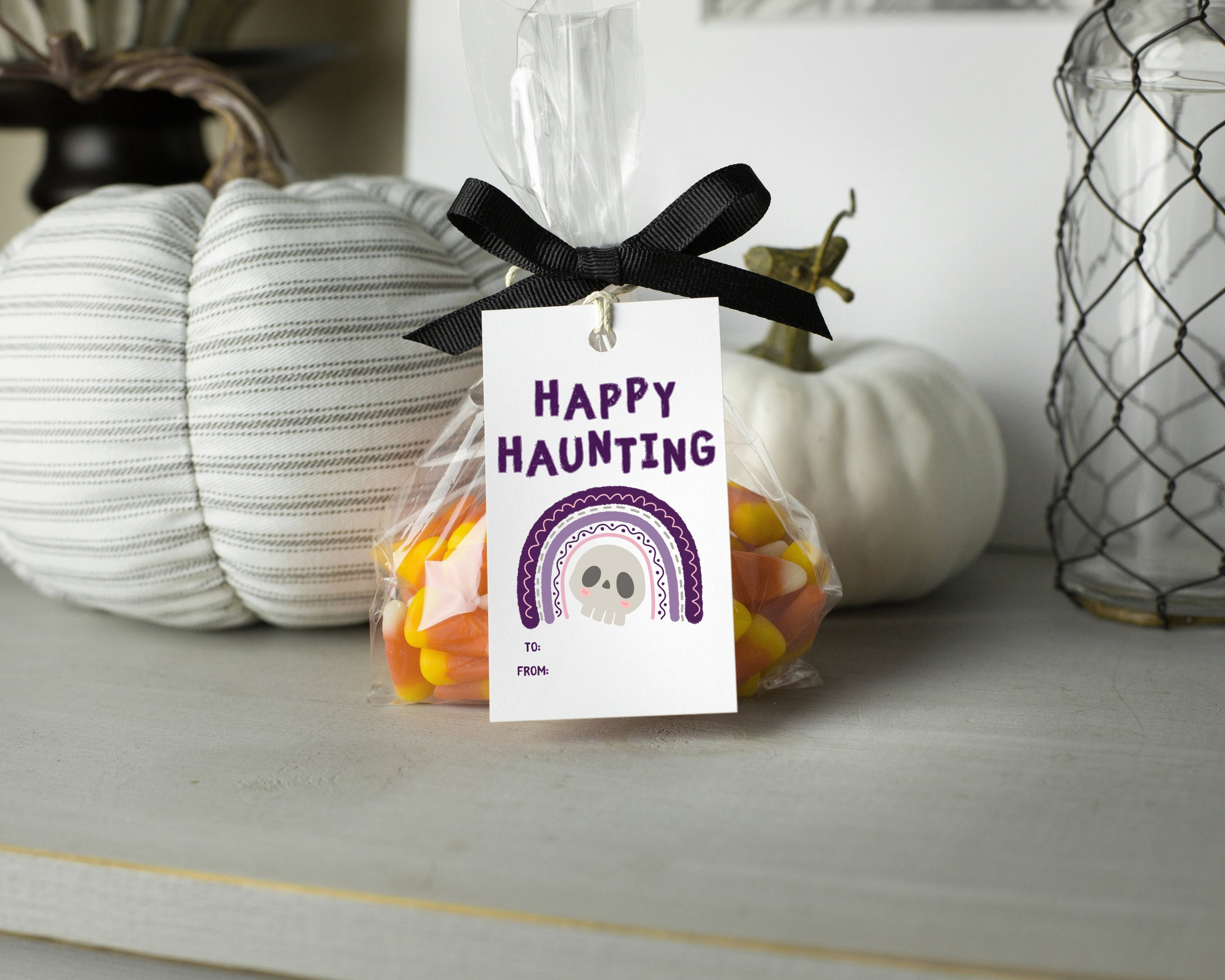 Digital Halloween Gift Tags | Printable Halloween Tags | Halloween ...