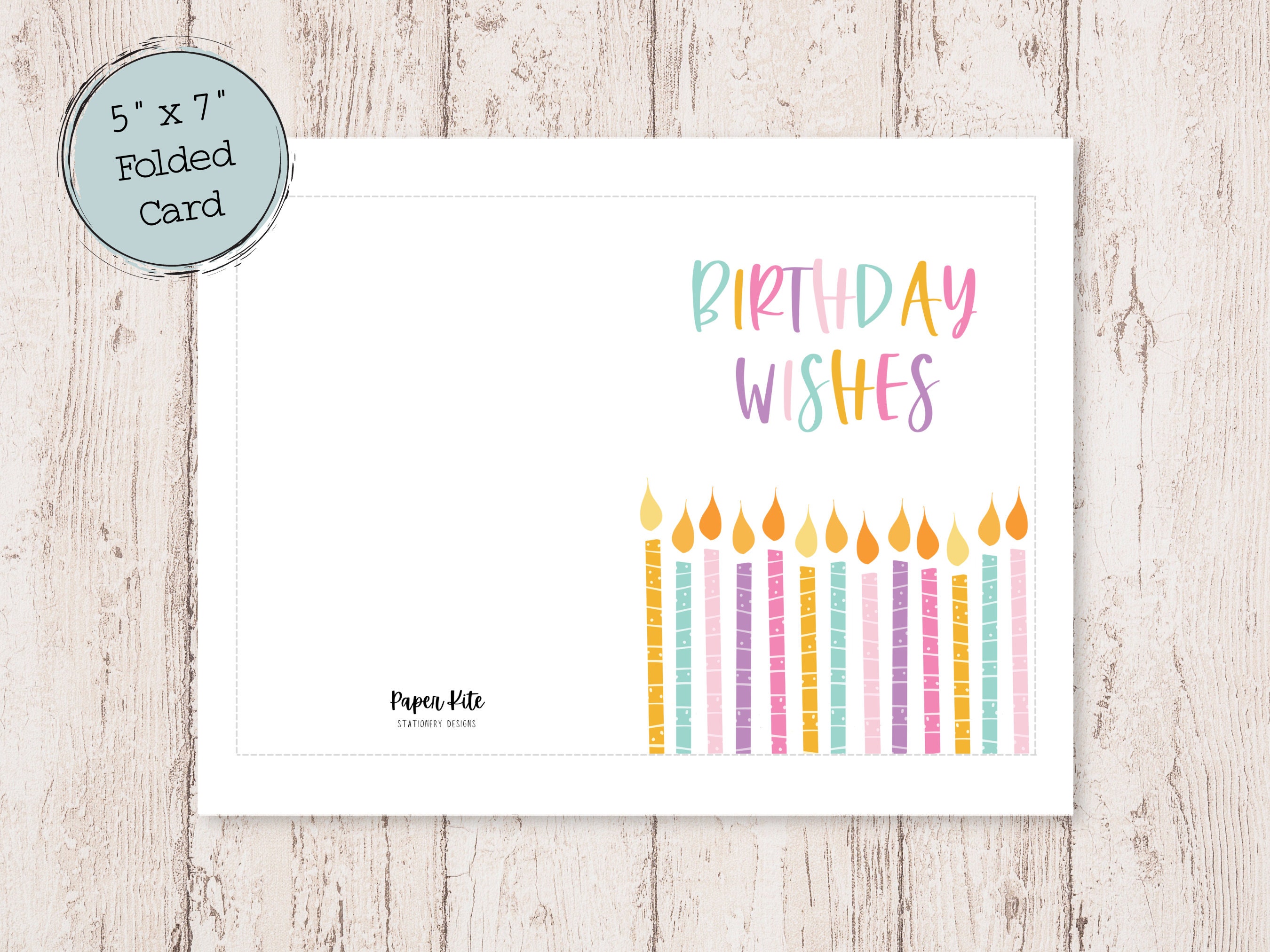 Printable Birthday Card Digital Birthday Card Digital Birthday Greeting ...