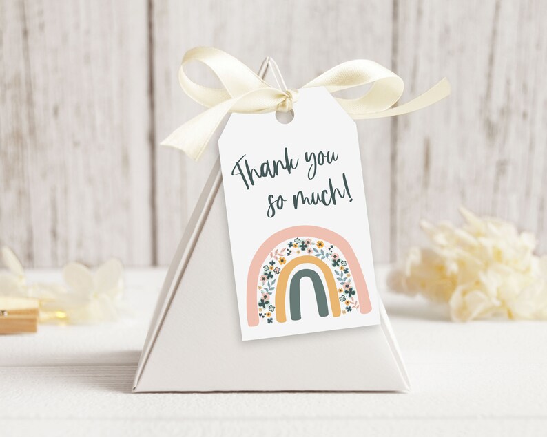 Printable Thank You Gift Tags Digital Thank You Gift Tags - Etsy