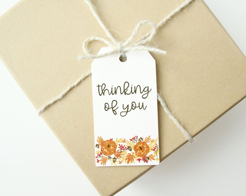 Fall Digital Gift Tags Printable Gift Tags for Fall - Etsy