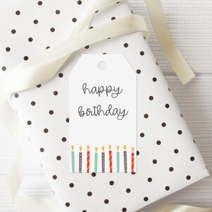 Birthday Tags Digital | Printable Birthday Tags | Birthday Digital ...