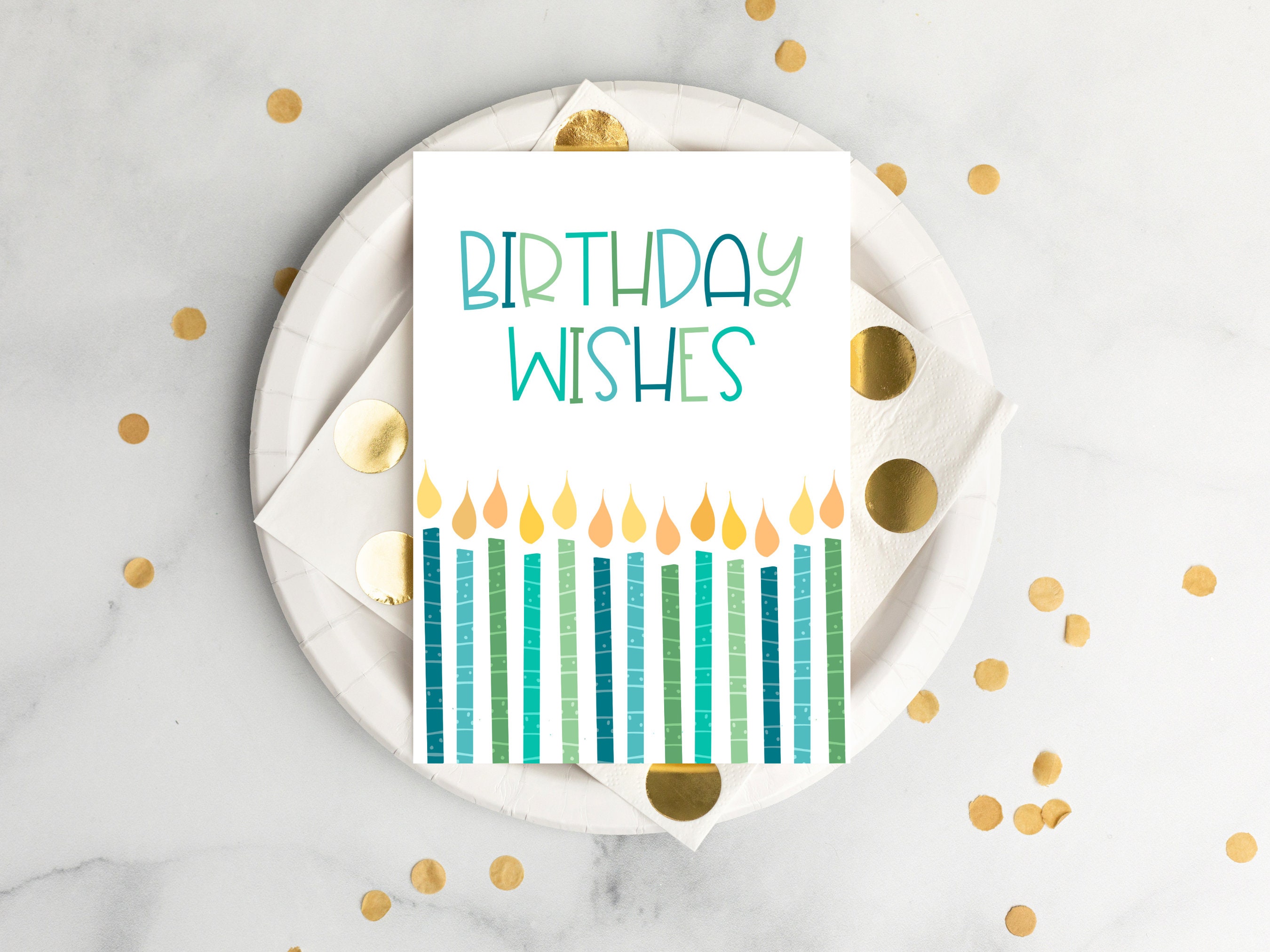 Printable Birthday Card Digital Birthday Card Digital Birthday Greeting ...