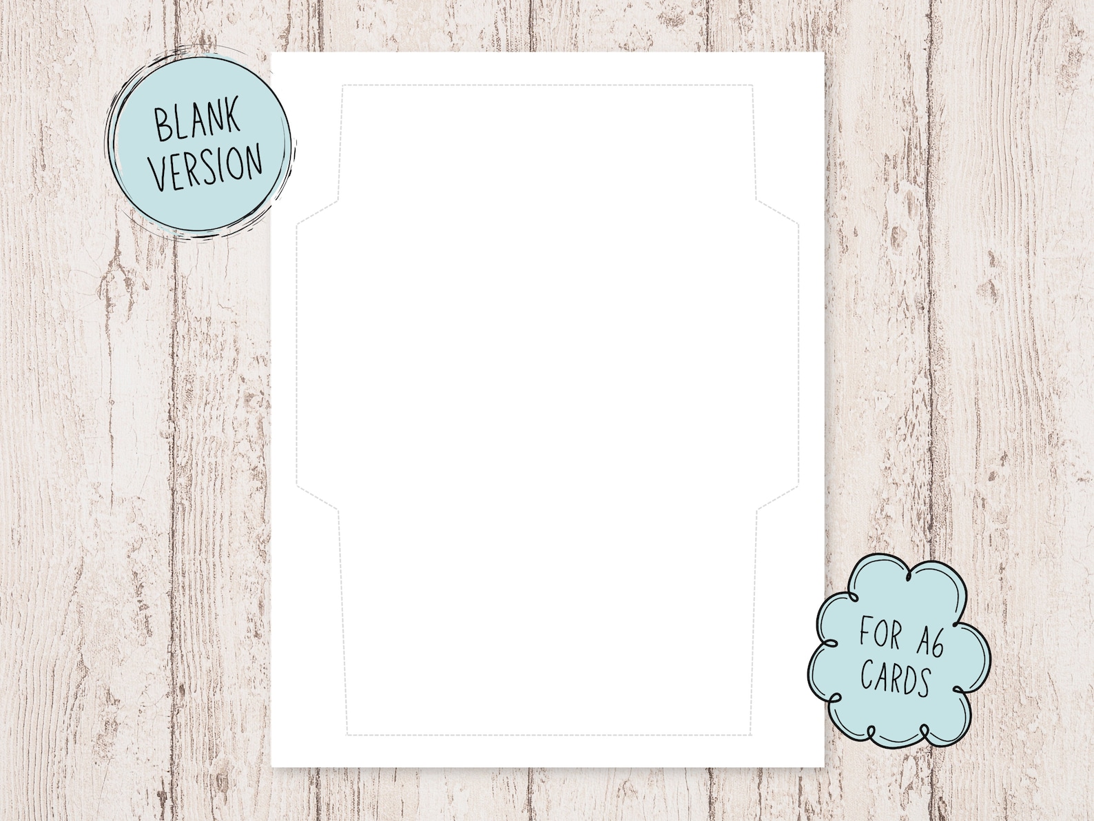 A6 Envelope Template | A6 Digital Envelope | Printable A6 Envelope ...