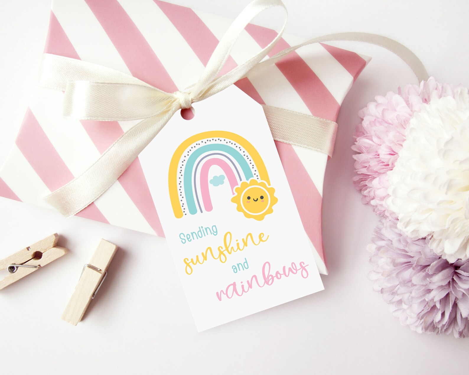 Sending Sunshine Gift Tags | Printable Sending Sunshine Tags | Sunshine ...