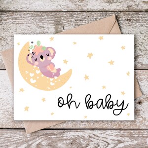 Baby Shower Digital Printable Card | Baby Shower Printable Card | Baby ...