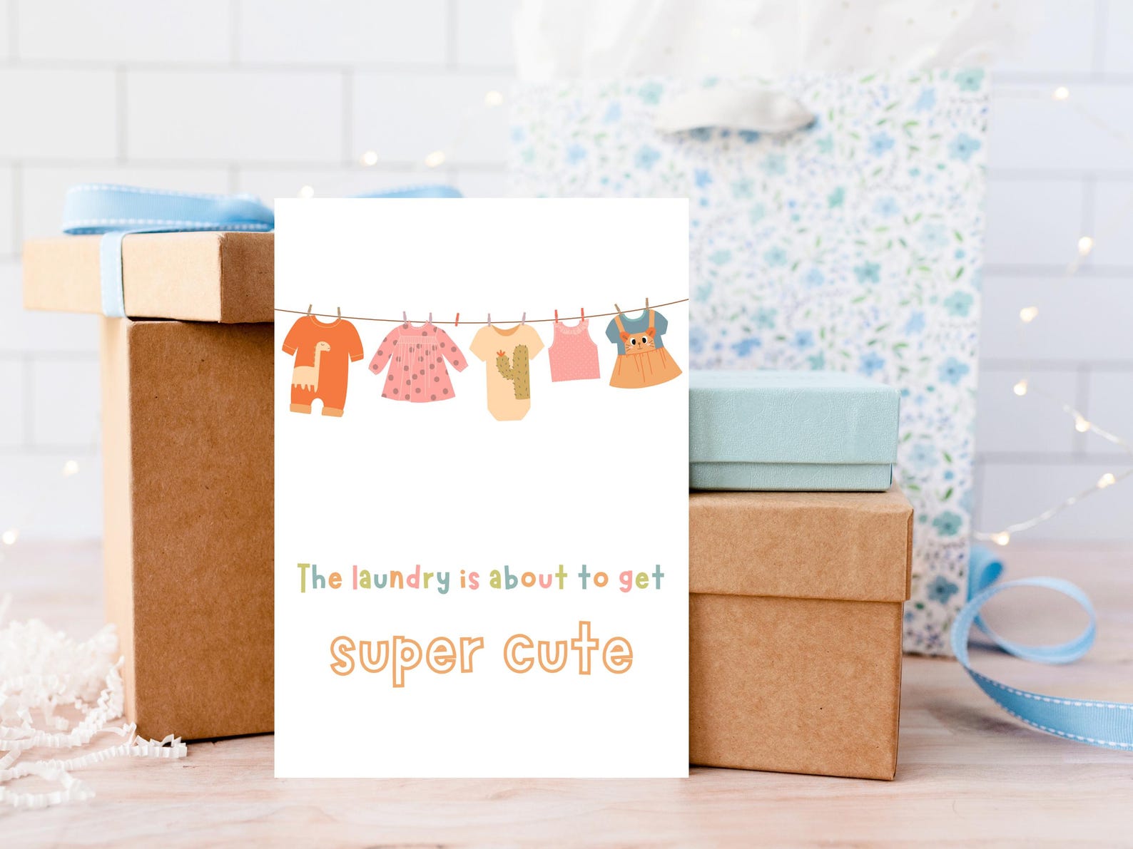 Printable Baby Shower Card | Printable Baby Card | Greeting Card for ...