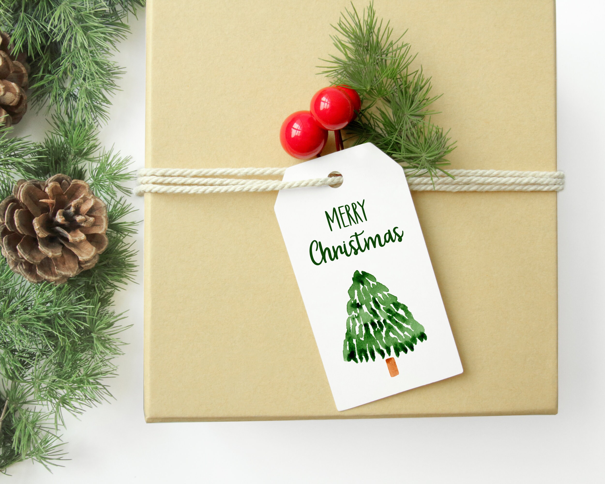 Digital Christmas Gift Tags | Printable Christmas Gift Tags | Christmas ...