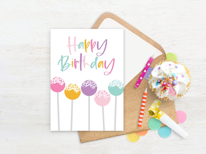 Printable Birthday Card | Digital Happy Birthday Card | Digital ...