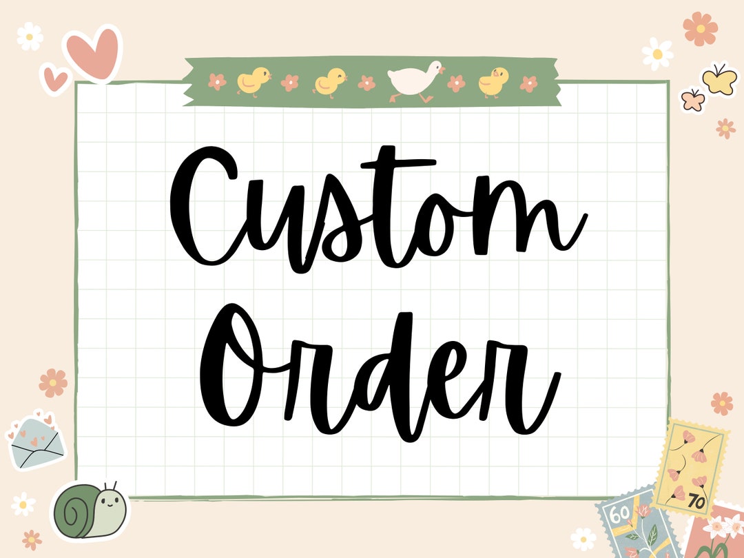 Custom Item - Change the Font or Saying on an Existing Item - Etsy