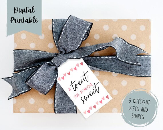Treat Tags Printable Gift Treat Printable Tags Greeting - Etsy