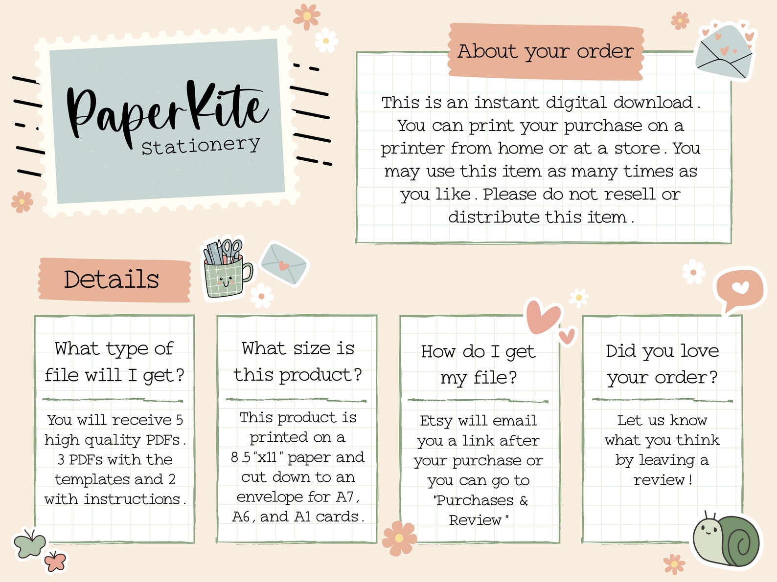 Printable Envelope Template Bundle | Digital Envelopes | Printable ...