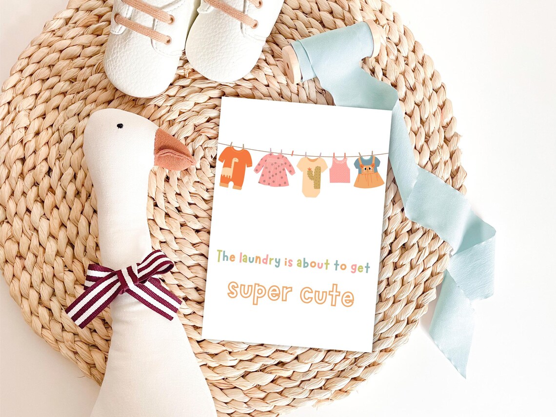 Printable Baby Shower Card | Printable Baby Card | Greeting Card for ...