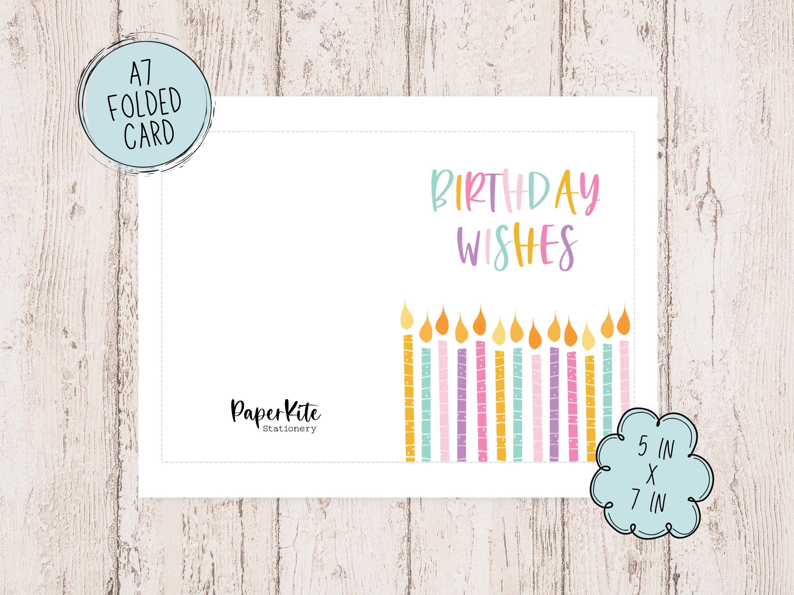 Printable Birthday Card Digital Birthday Card Digital Birthday Greeting ...