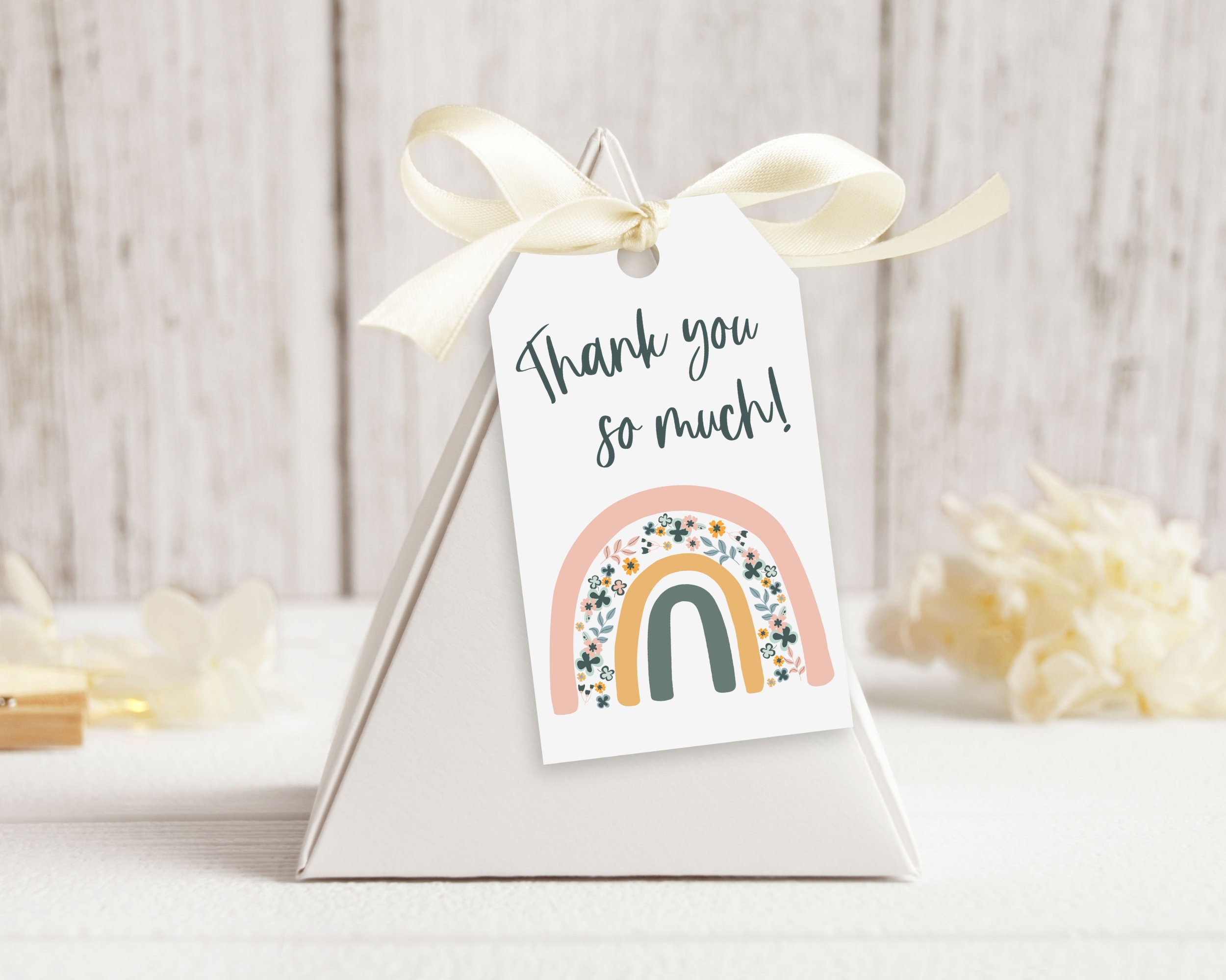 Printable Thank You Gift Tags Digital Thank You Gift Tags Thank You ...