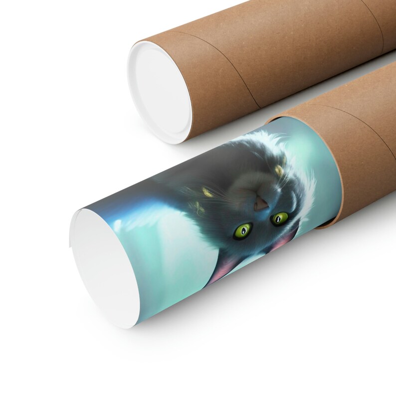 Huge Cat Wall Art Fantasy Digital Vertical Poster - Etsy