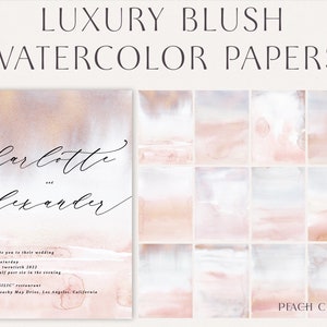 Blush Pink Watercolor Textures, Watercolor Paper Textures, Blush Pink ...