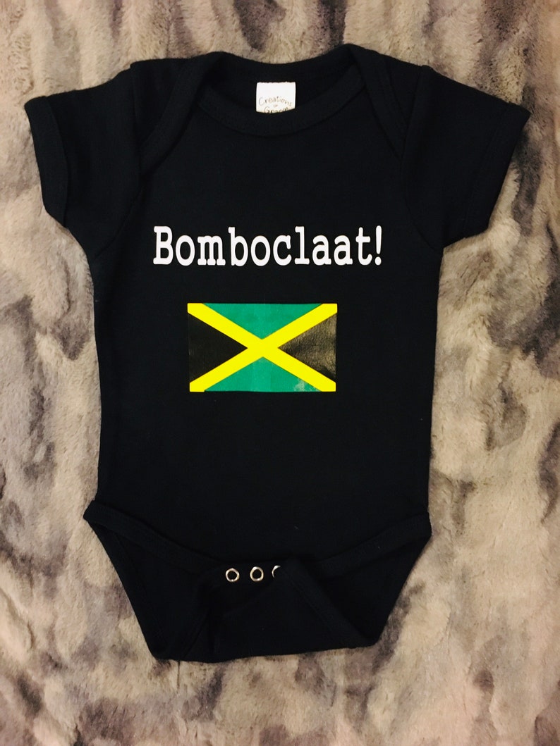 Bomboclaat Bodysuit | Jamaican | Jamaican Slang | Jamaican Toddler ...