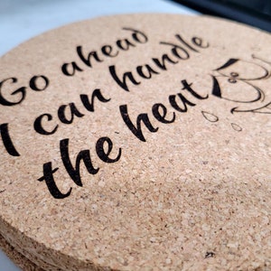 Funny Cork Trivet Hot Pad - Etsy
