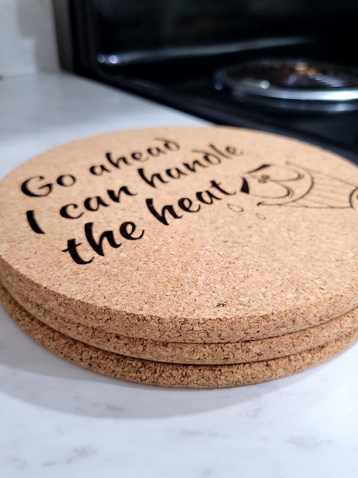 Funny Cork Trivet Hot Pad - Etsy