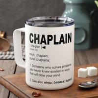 Chaplain Personalized Gift, Chaplain Definition Mug, Chaplain Coffee ...