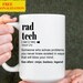 Personalized Rad Tech Gift Mug for Women and Men for - Etsy