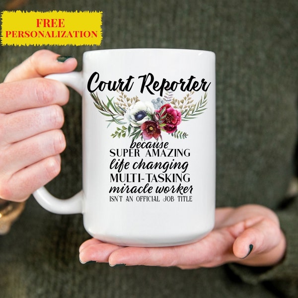 Court Reporter - Etsy