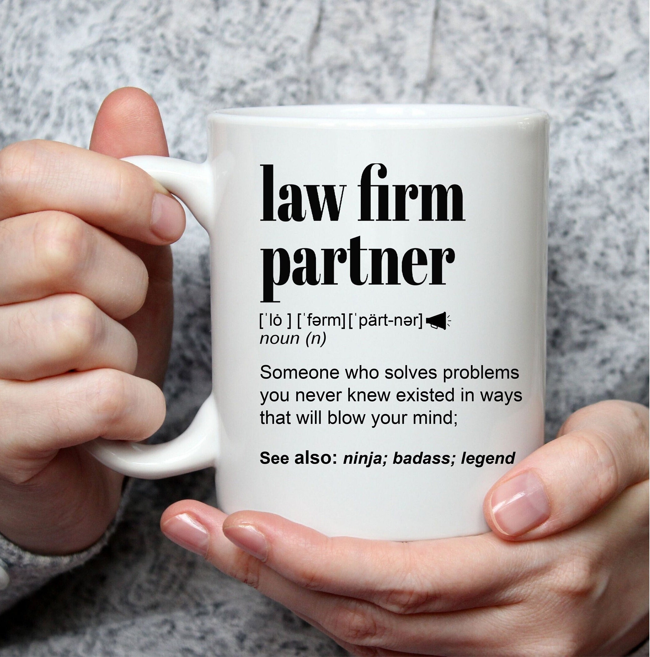 Personalized LAW FIRM PARTNER for Birthday Christmas - Etsy