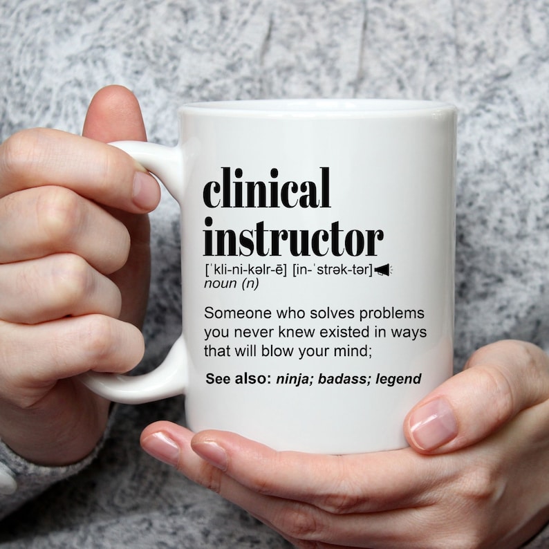 Clinical Instructor Gift Mug for Women and Men For Birthday | Etsy