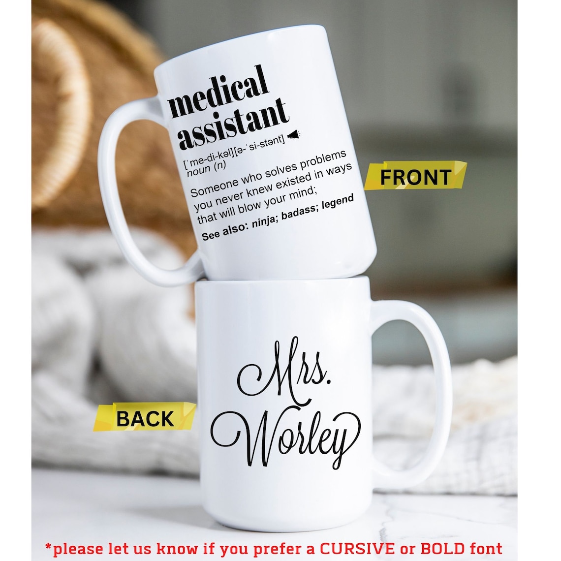 Medical Assistant Gift Mug L Physician Assistant L for - Etsy