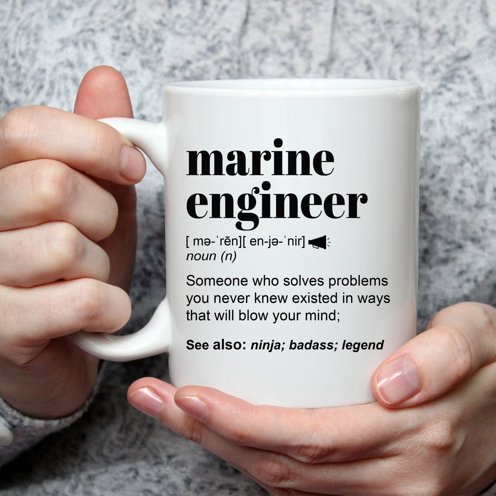 Funny MARINE ENGINEER Gift Mug for Men and Women l For | Etsy