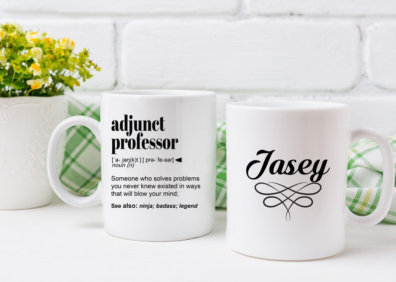 Best Adjunct Professor Gift Mug for Women and Men for - Etsy
