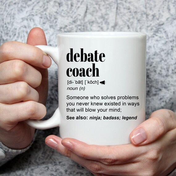 Speech and Debate Coach Gift Mug Debate Team Captain for | Etsy