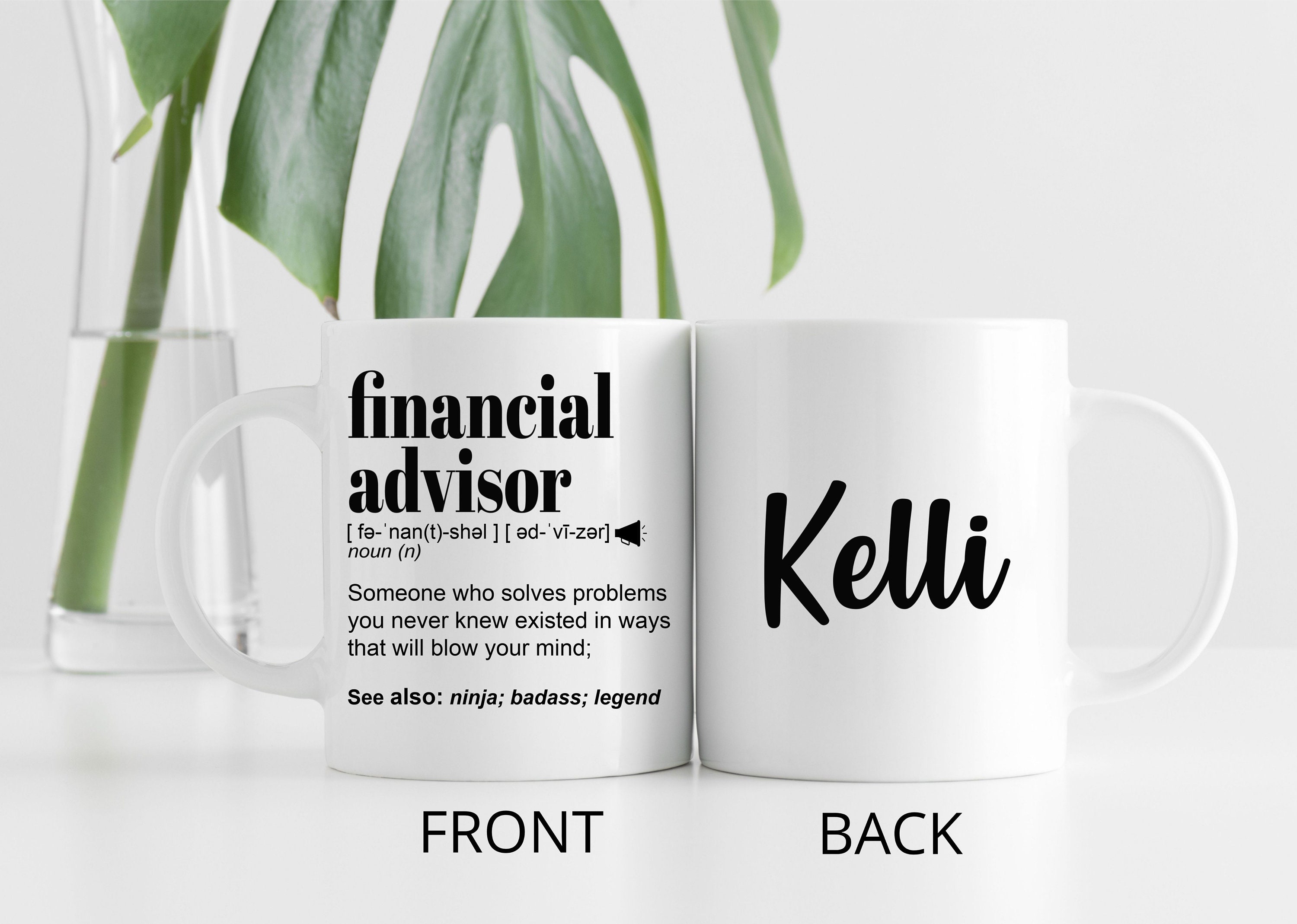 Funny FINANCIAL ADVISOR Gift Mug for Men and Women L for | Etsy