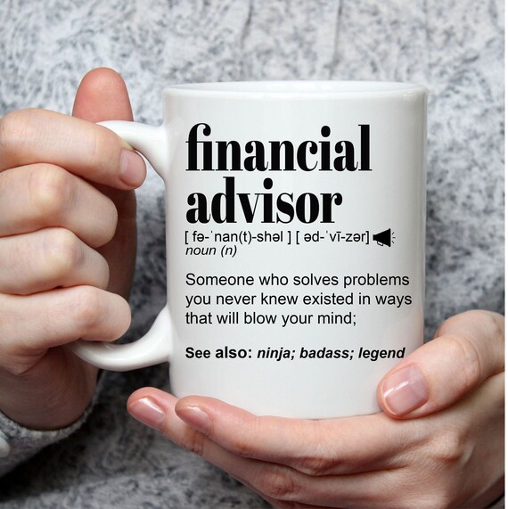 Funny FINANCIAL ADVISOR Gift Mug for Men and Women L for | Etsy