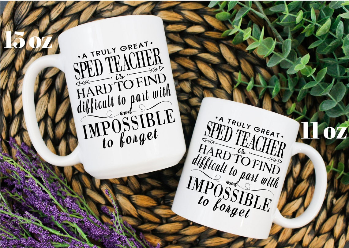 Best Special Ed Teacher Gift Mug SPED Teacher Gifts Autism | Etsy