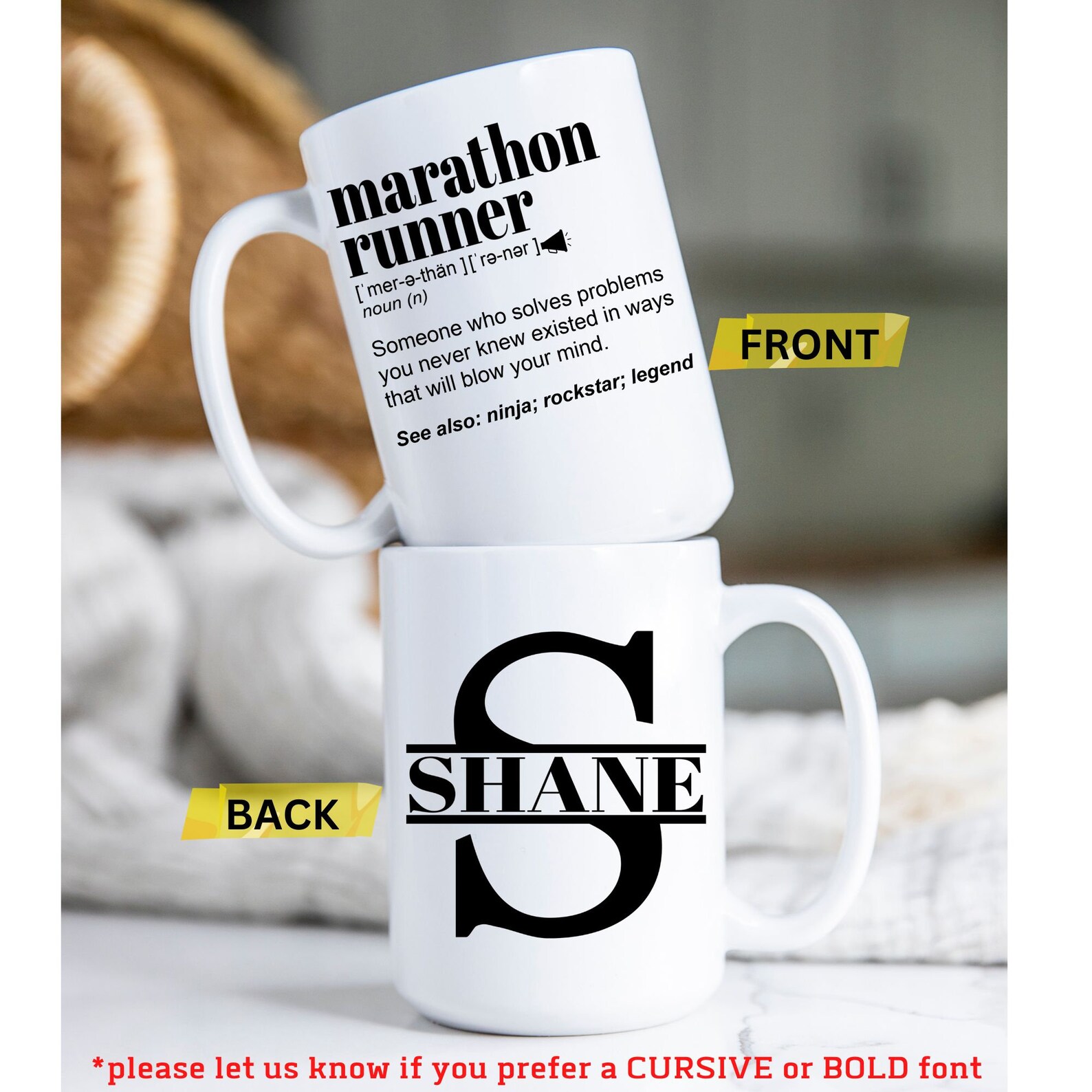 Best Marathon Runner Gift Mug for Women and Men, for Christmas ...