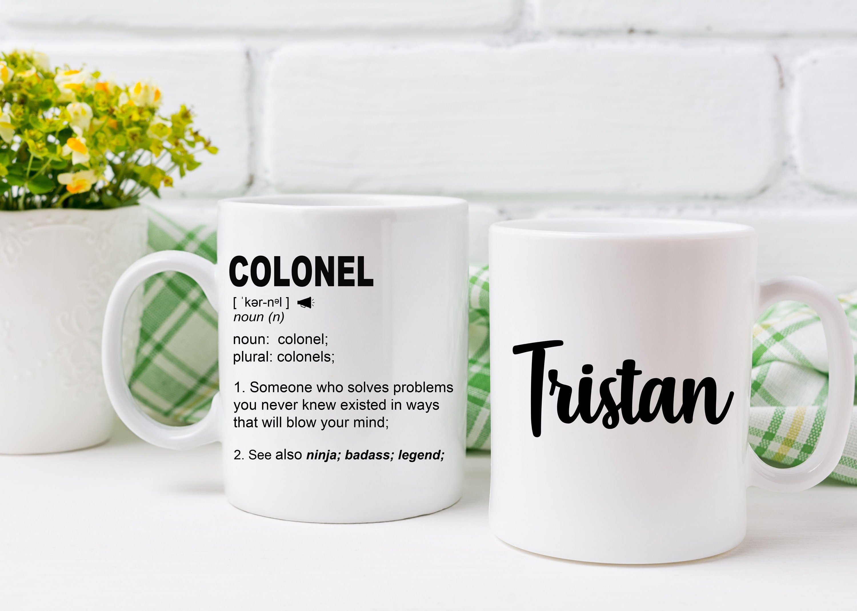 Funny Colonel Gift Mug for Women and Men for Birthday - Etsy