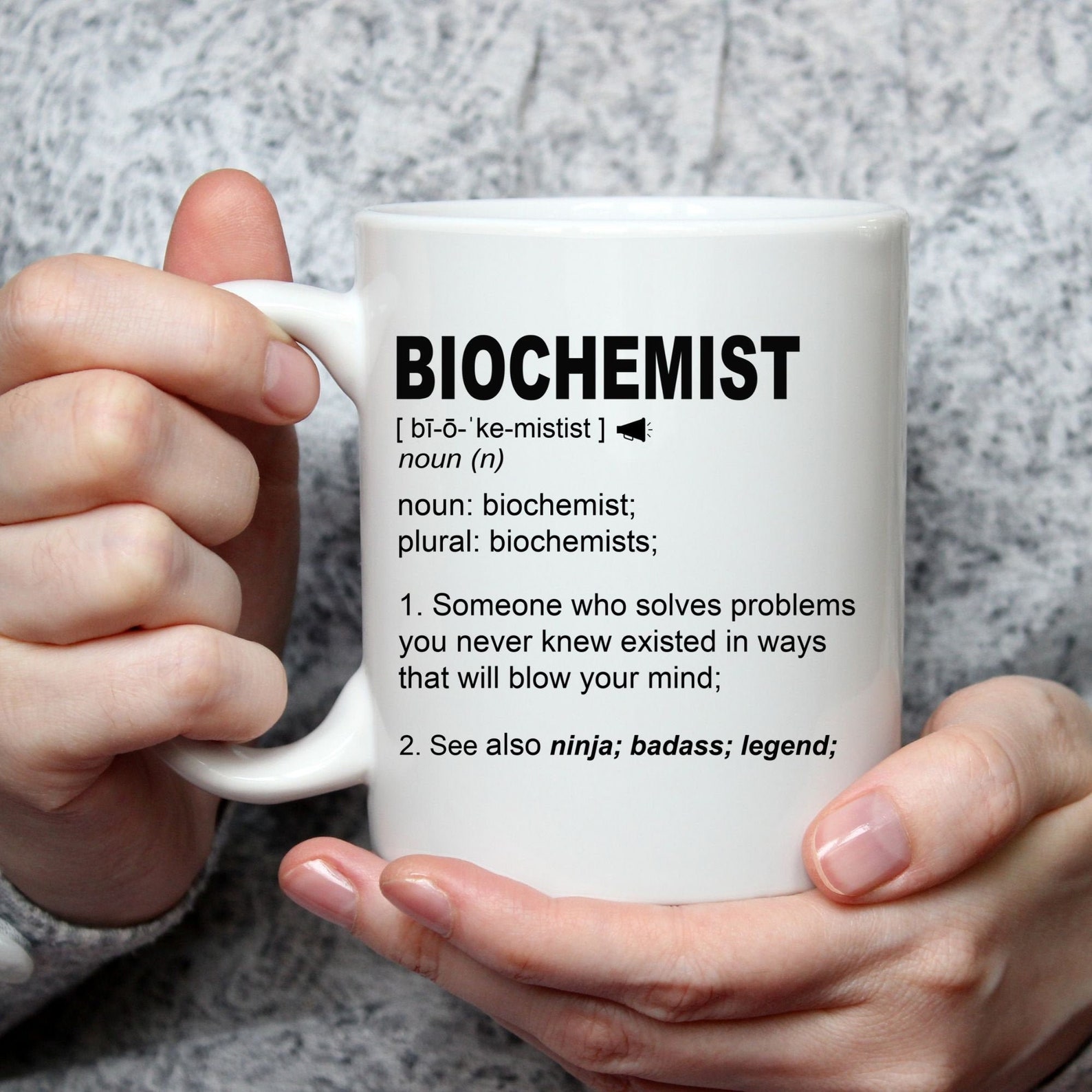 Biochemist Biochemistry Gift Mug For Women and Men For | Etsy