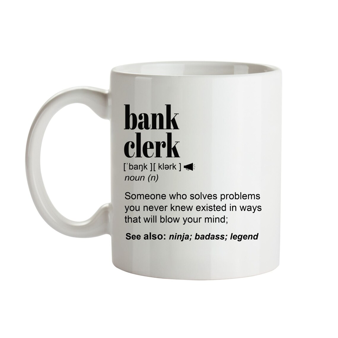 Bank Clerk Gift Mug for Women and Men for Birthday - Etsy