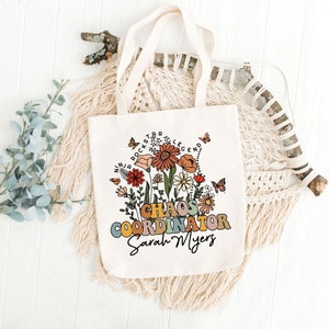 Administrative Professionals Day Gift Custom Canvas Tote Bag ...