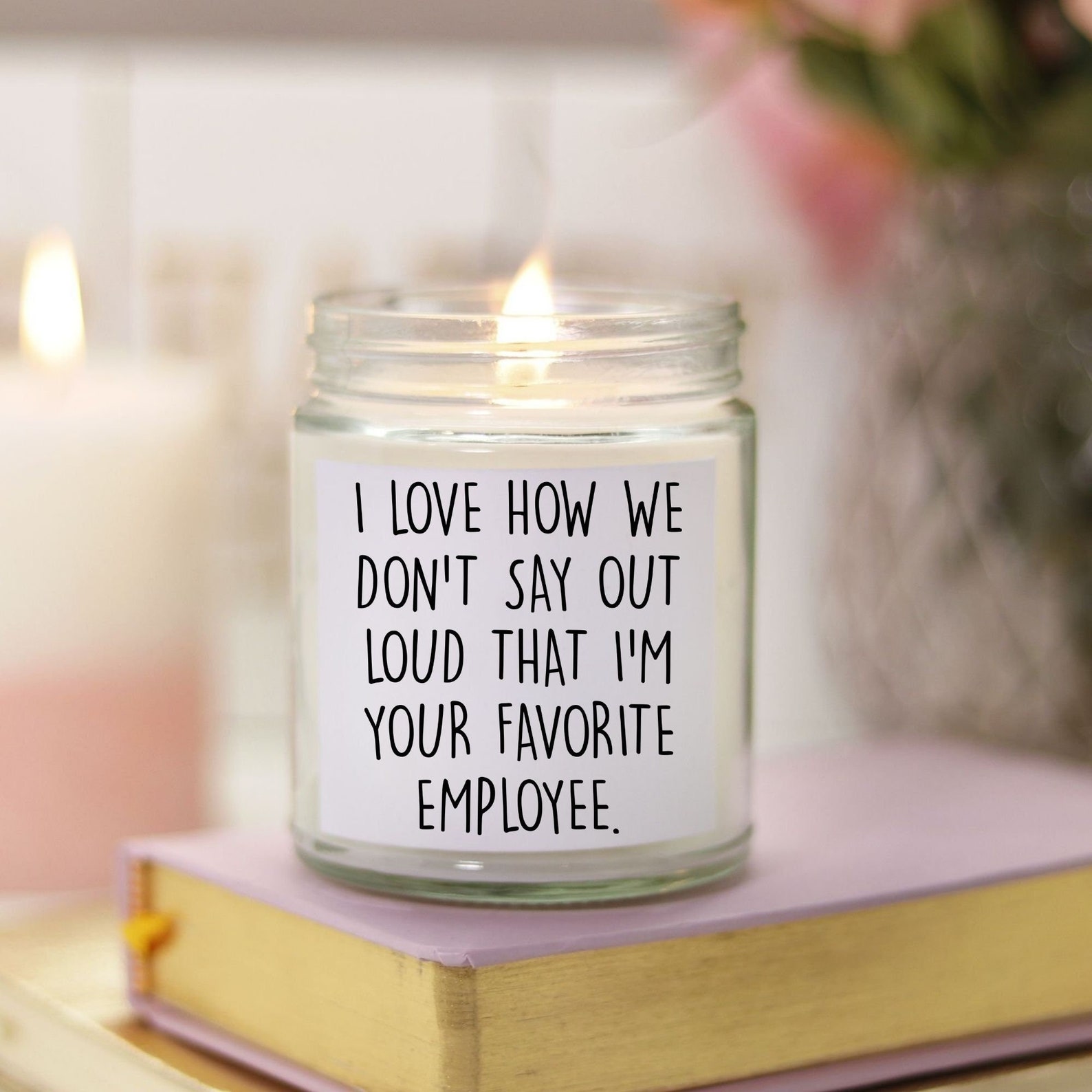 Funny Boss Day Candle Gift L for Supervisor, Manager, Office L Birthday ...