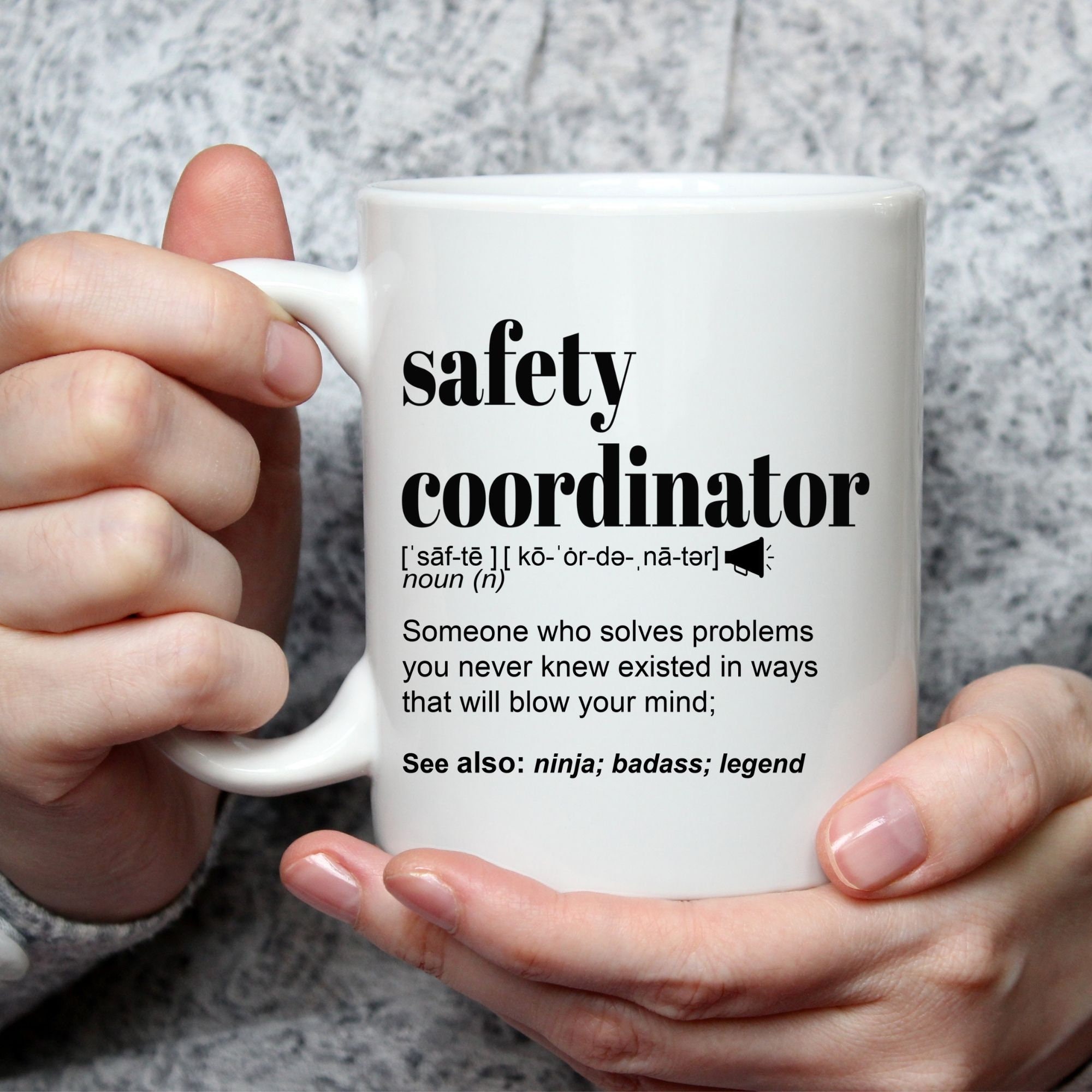 Funny SAFETY COORDINATOR Gift Mug for Men and Women l For | Etsy