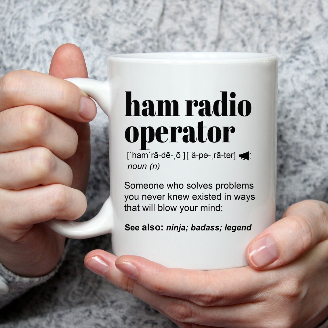 Funny HAM RADIO OPERATOR Gift Mug for Men and Women L for - Etsy