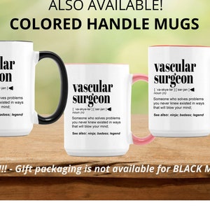 Funny VASCULAR SURGEON Gift Mug for Men and Women L for - Etsy