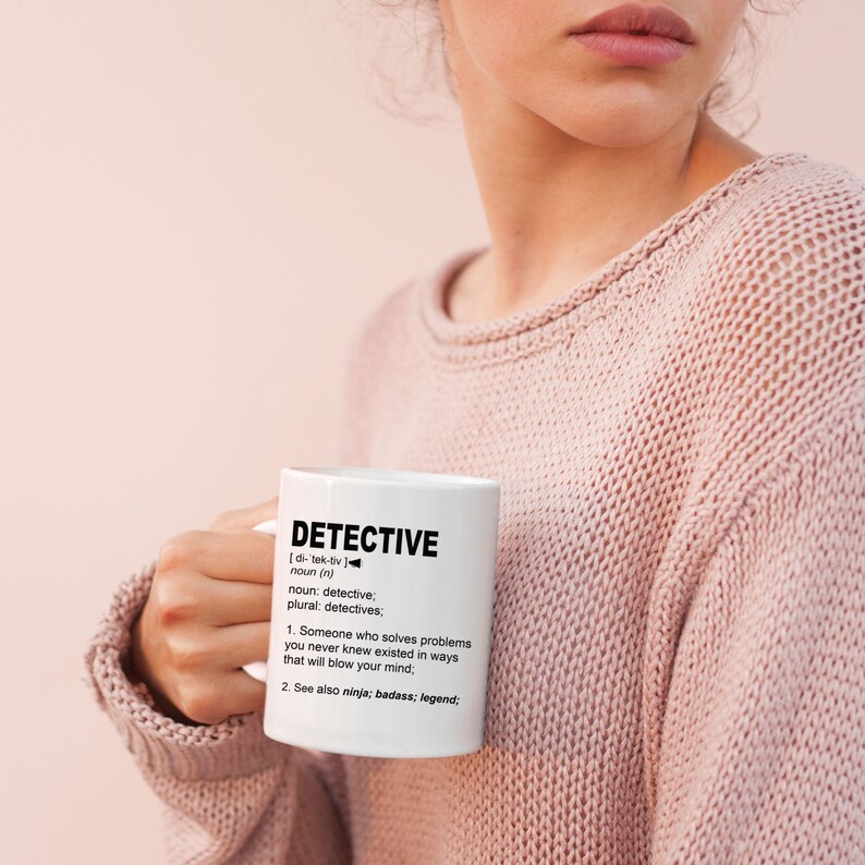 Funny Police Detective Gift Mug for Women and Men for Xmas | Etsy