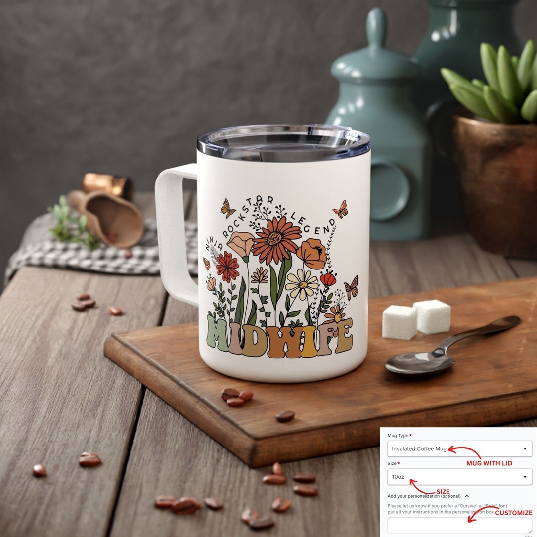 Midwifery Week Gifts Nurse Midwife Travel Mug Thank You Gifts ...