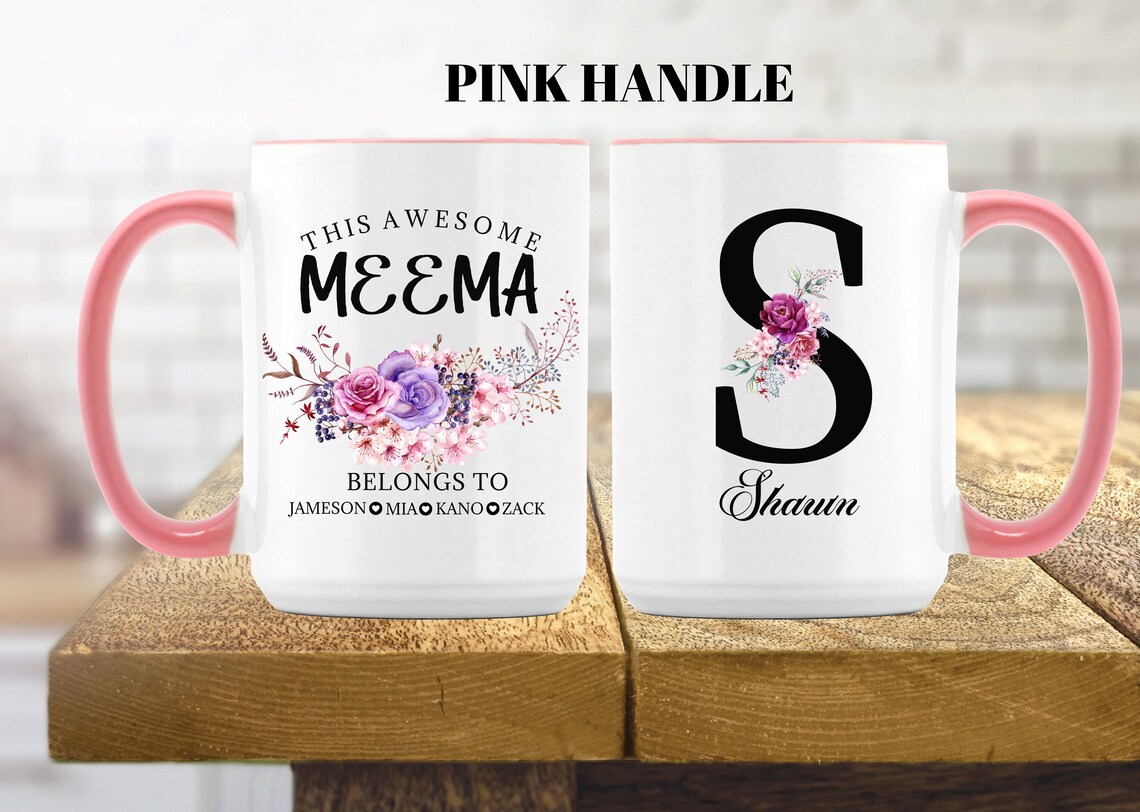 MEEMA Gift Mug Idea L This Awesome MEEMA Belongs to L From | Etsy