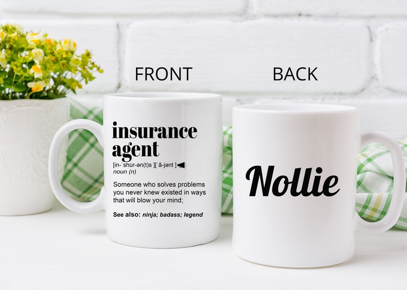 Funny INSURANCE AGENT Gift Mug for Men and Women L for | Etsy