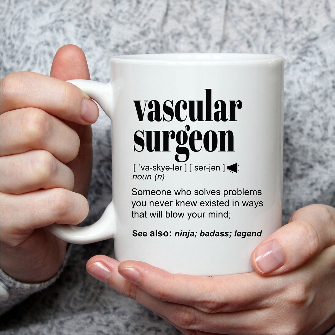 Funny VASCULAR SURGEON Gift Mug for Men and Women L for - Etsy